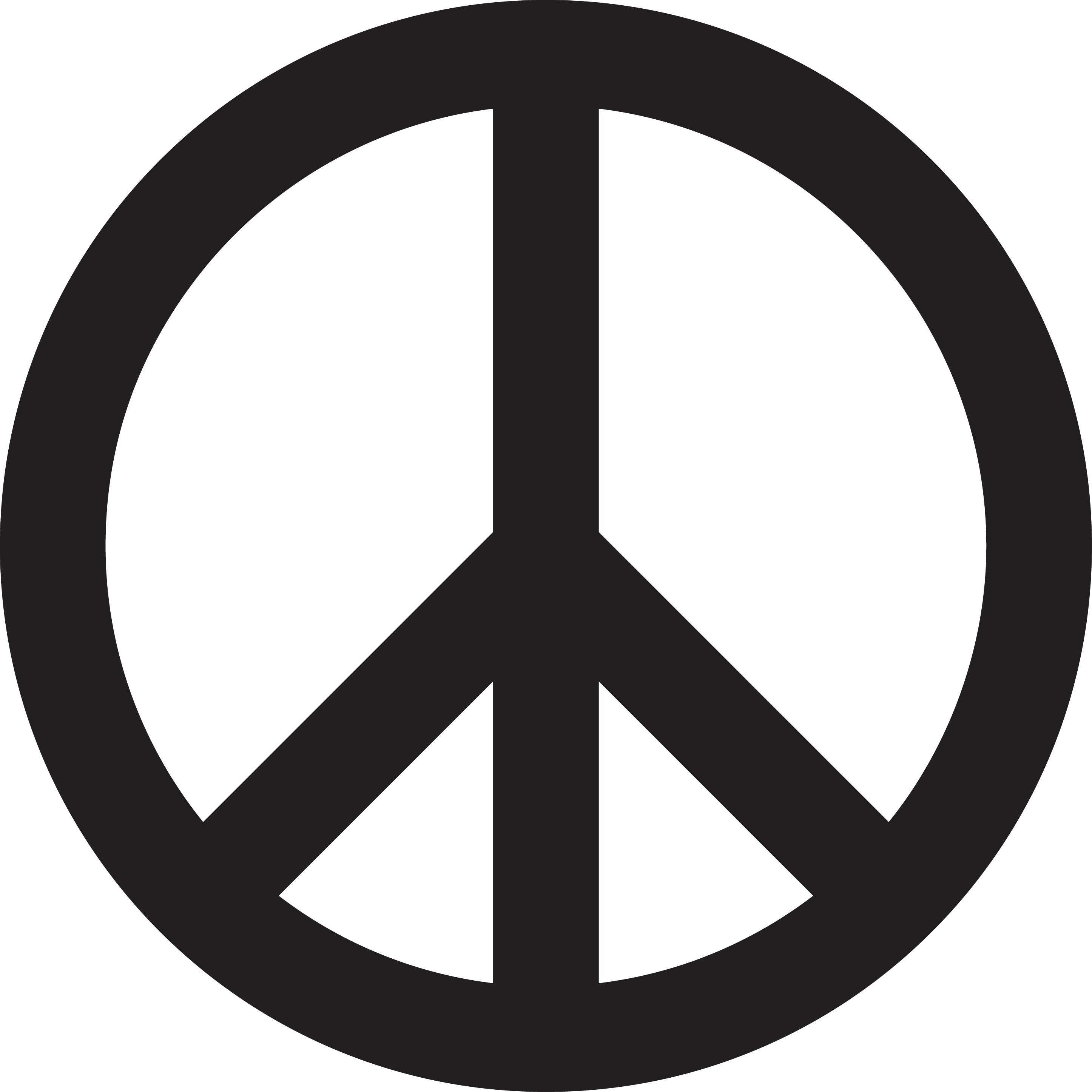Peace Sign Peace Symbol SVG File for Cricut Svg Files for Download. PNG ...