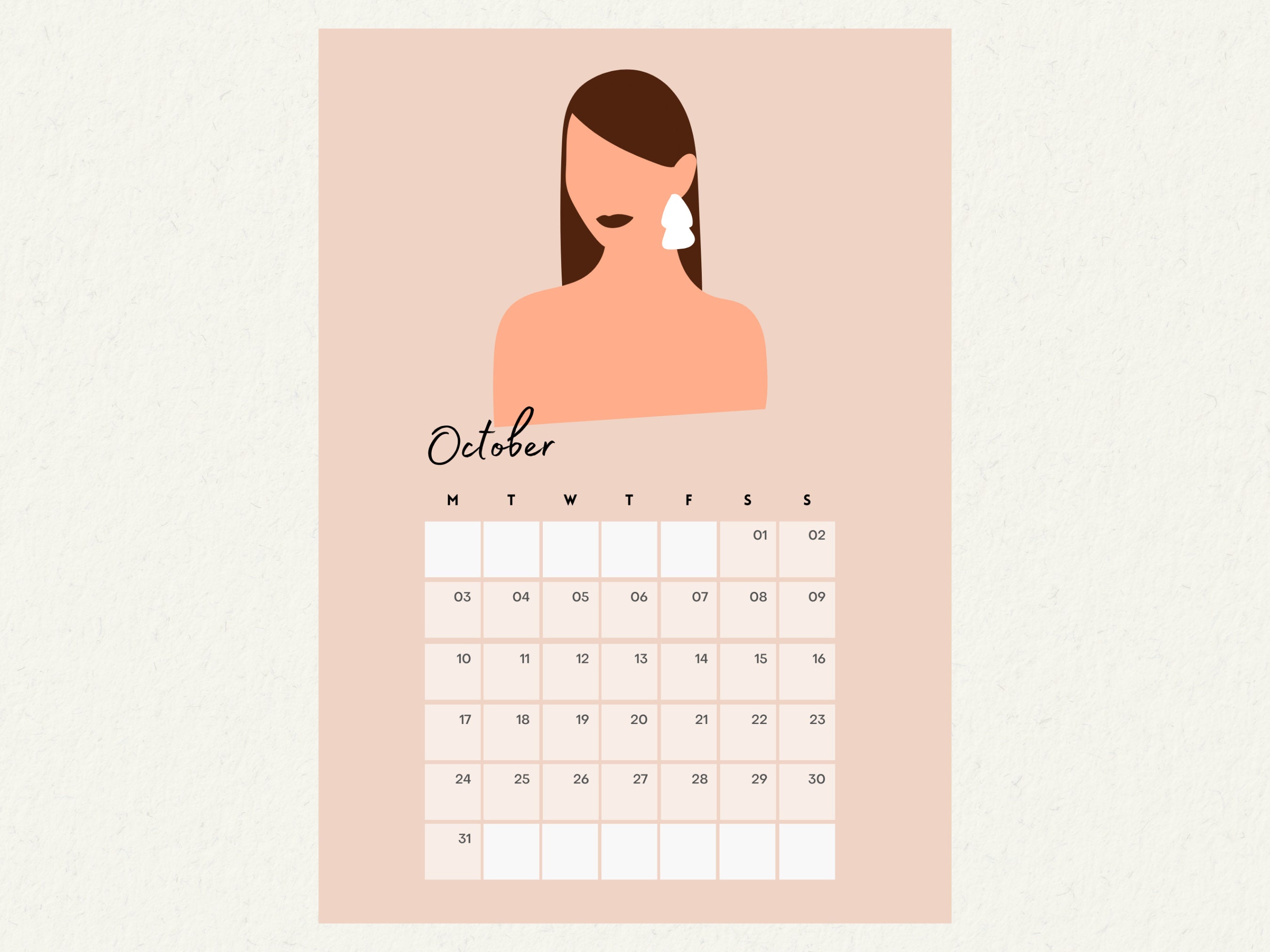 2022 BOHO Aesthetic Calendar | Digital Download | Printable Calendar I ...
