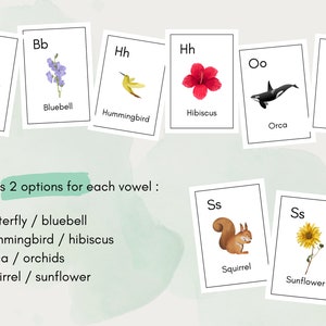 Nature ABC Cards Printable | Homeschool Printables Preschool Nursery ...