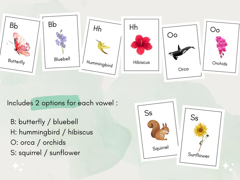 Nature ABC Cards Printable | Homeschool Printables Preschool Nursery ...