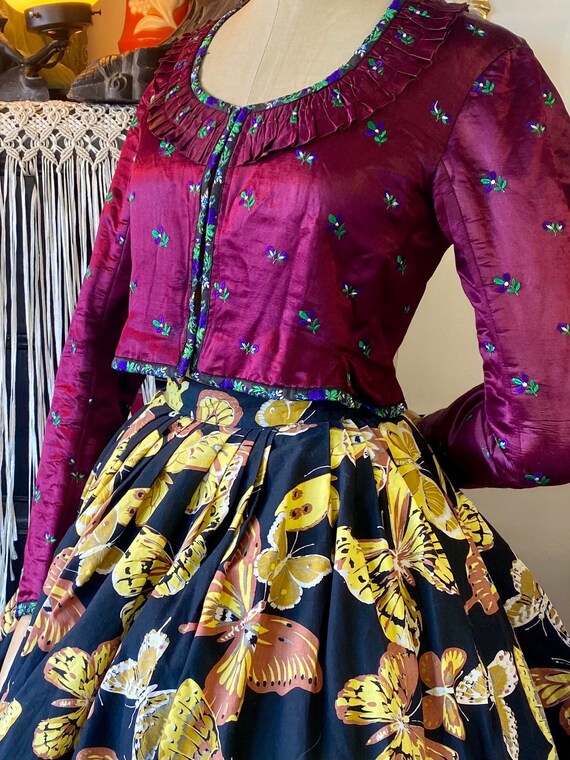 Beautiful Silk Raspberry Jacket Gem