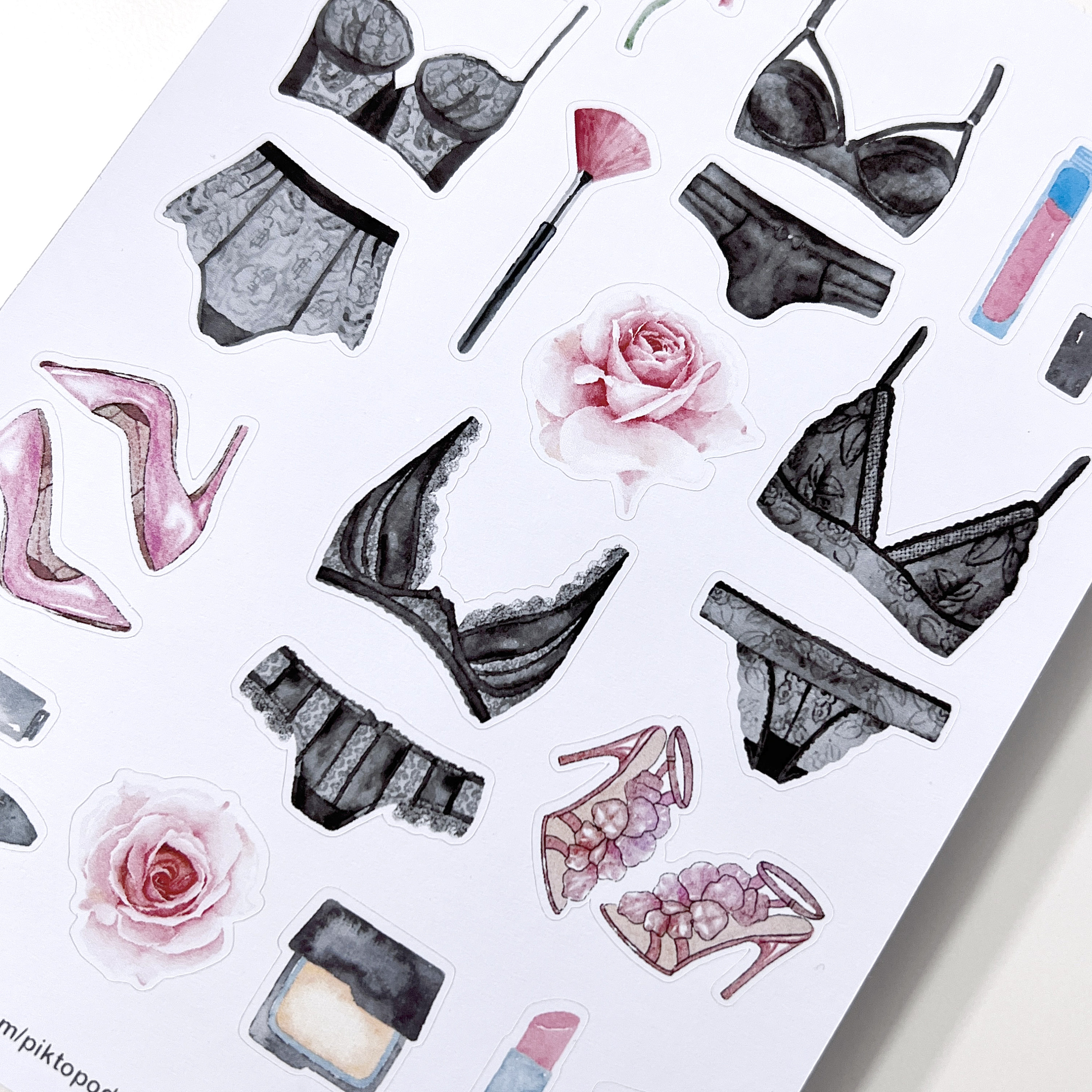 Lingerie Stickers 5x7 - Etsy