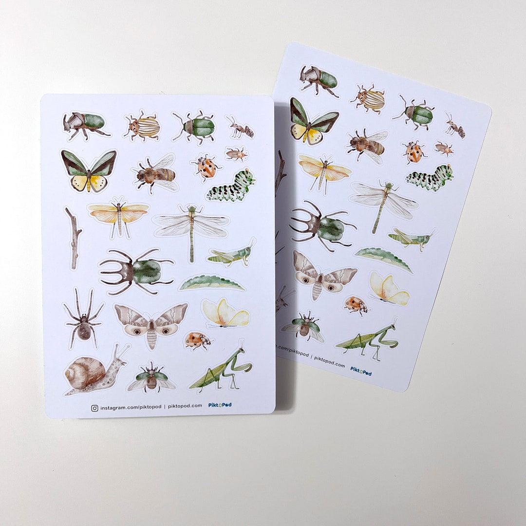 Insects Stickers - Etsy UK
