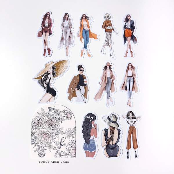 Fashion Stickers - Etsy