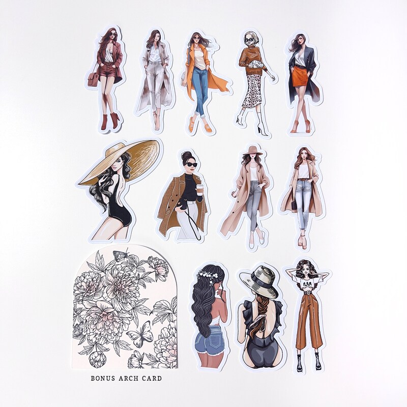 Fashion Stickers - Etsy