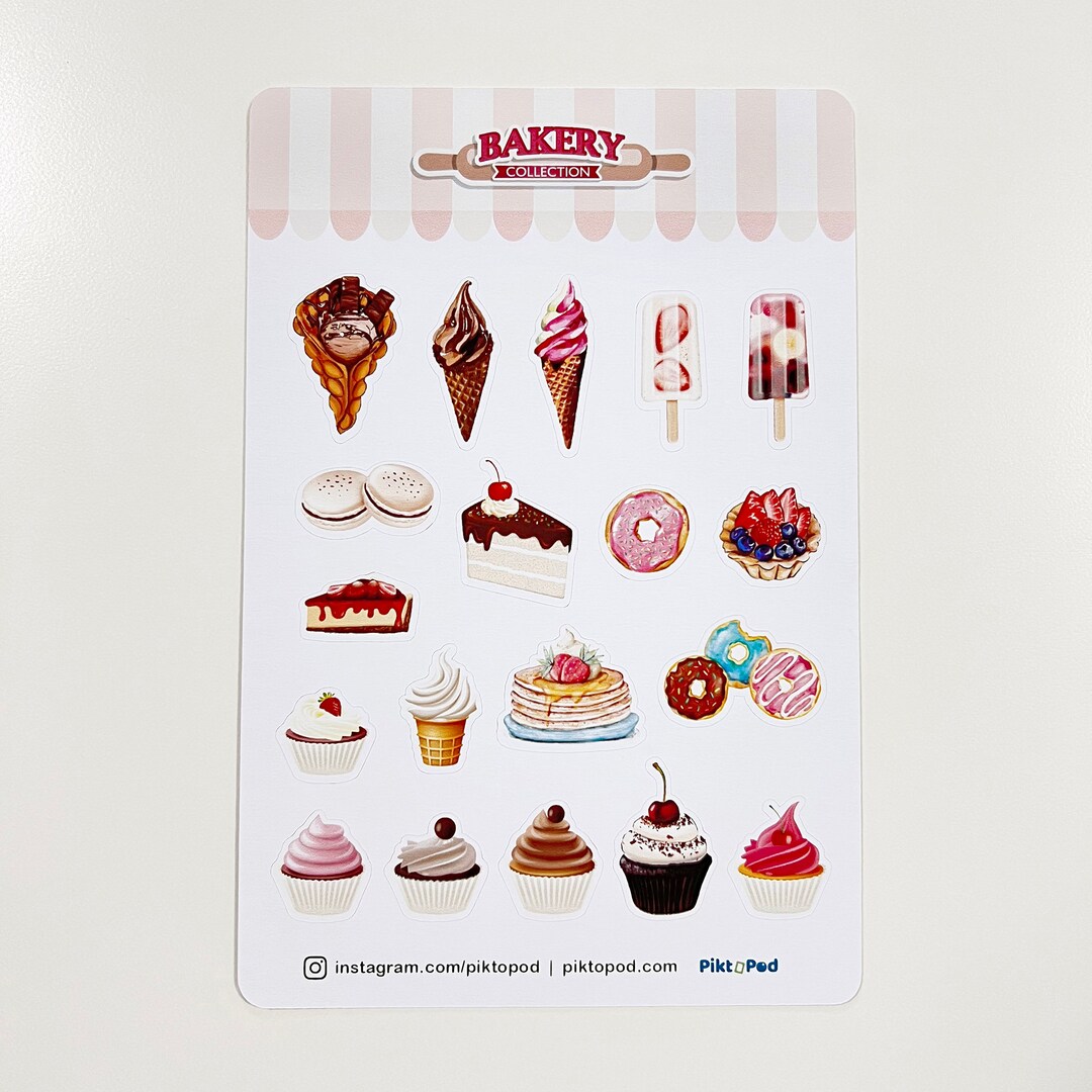 Bakery Shop Stickers - Etsy Canada