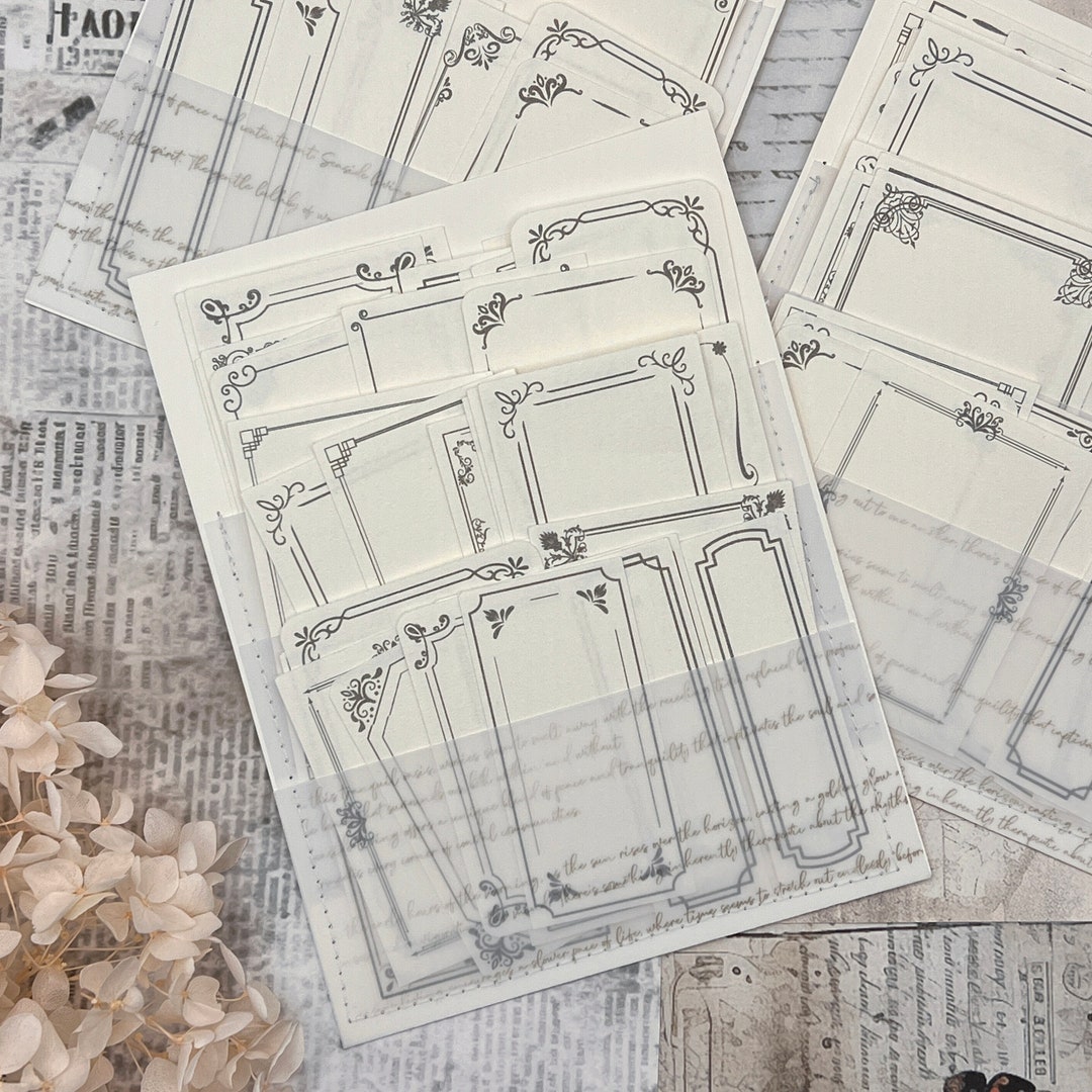 Borders Journaling Papers - Etsy