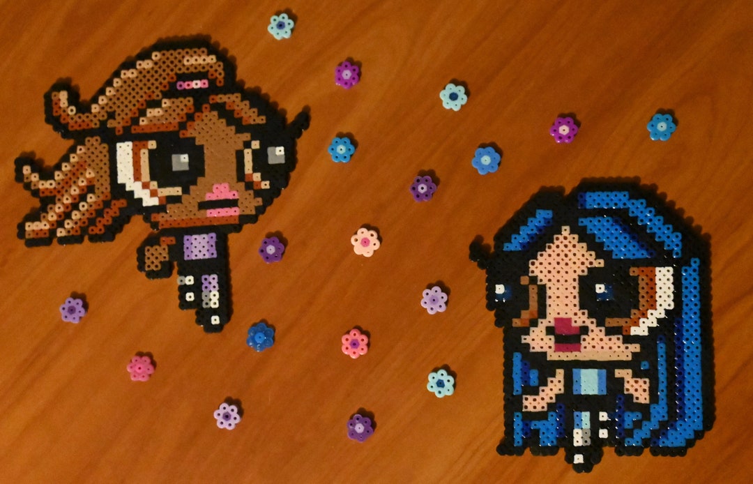 Custom Power Puff Girls Perler Beads/ Powerpuff Me/ Custom Perler Me ...