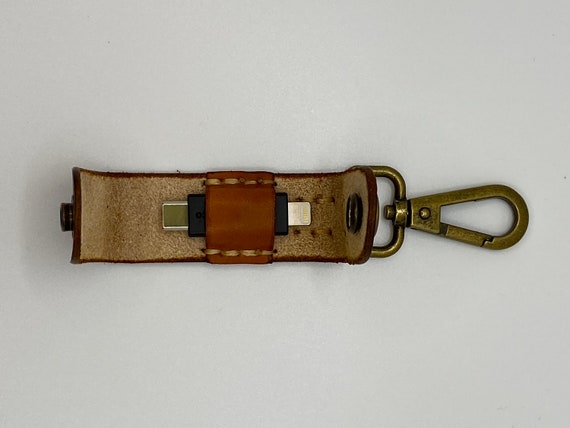 Yubikey 5ci Protective Holder Handstitched Leather | Etsy