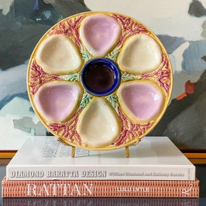 Antique Samuel Lear Seaweed and Coral Majolica Oyster Plate // Circa ...
