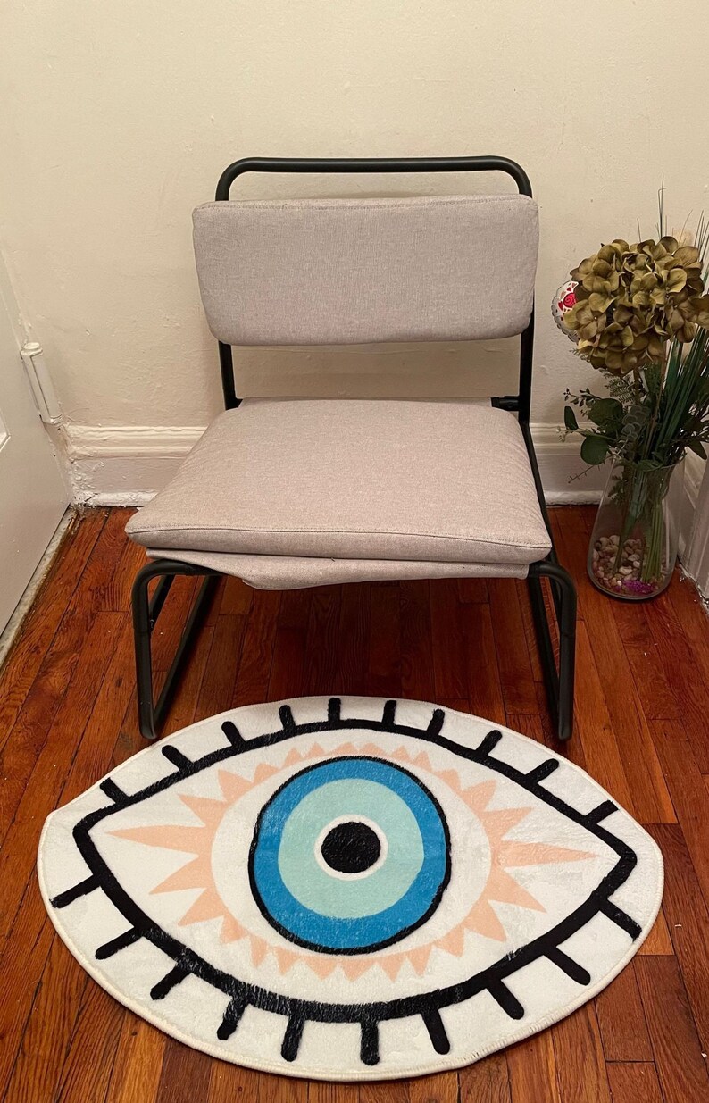 Rug, Nazar, Evil Eye Decor Rug, Home Decor Rug, Nazar Rug, Evil Eye Rug ...