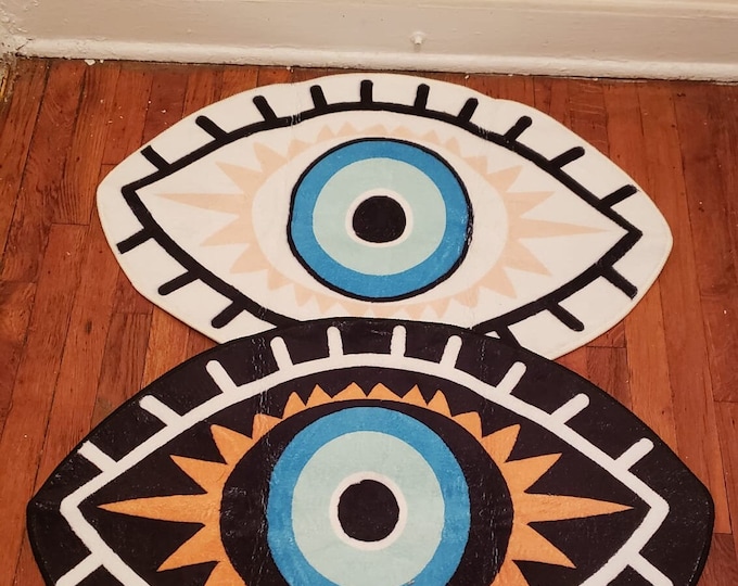 Rug, Nazar, Evil Eye Decor Rug, Home Decor Rug, Nazar Rug, Evil Eye Rug ...