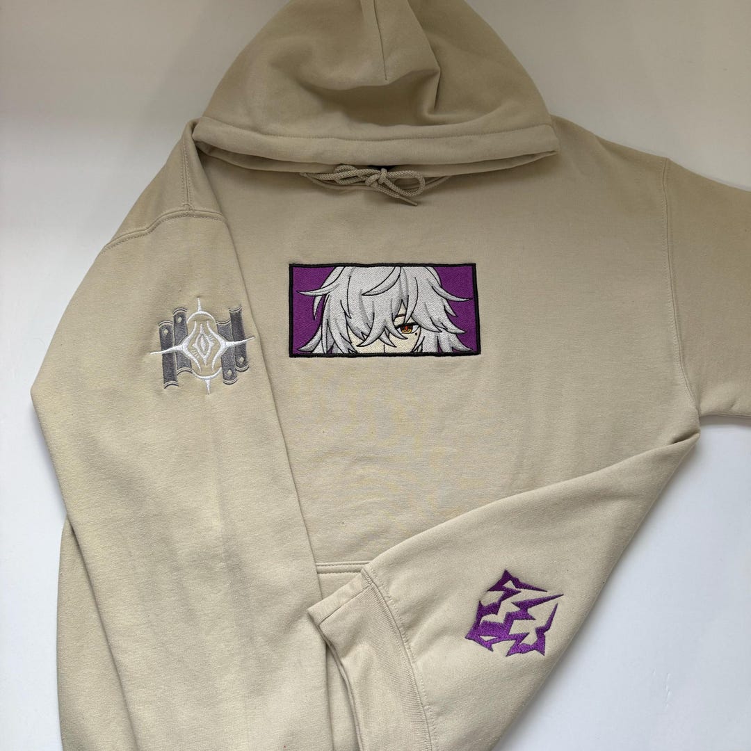 Jing Yuan Honkai Star Rail Embroidery Sweater | Honkai Star Rail Hoodie ...