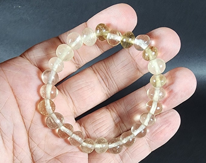 Libyan Desert Glass Bracelet / Libyan Gold Tektite / Libyan Glass ...