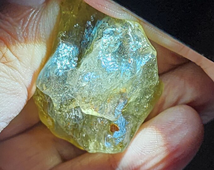 Libyan Desert Glass / RARE Libyan BLUE Tektite / Libyan Glass / Libyan ...