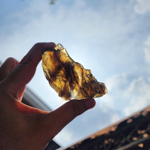 Libyan Desert Glass / RARE Libyan BLUE Tektite / Libyan Glass / Libyan ...