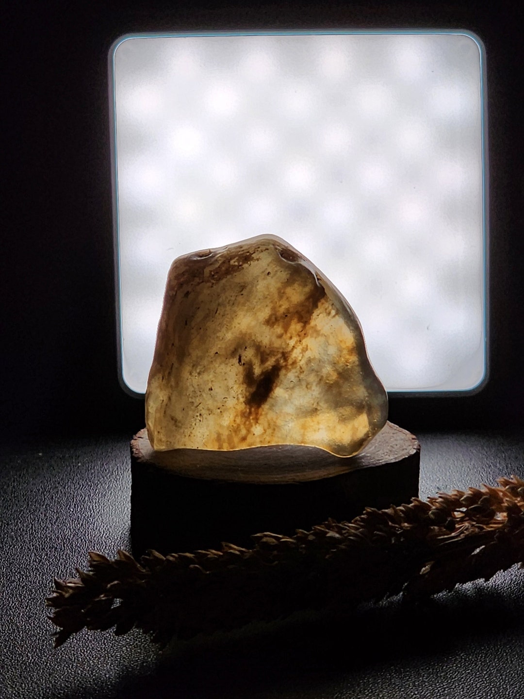 Libyan Desert Glass / RARE Libyan BLUE Tektite / Libyan Glass / Libyan ...