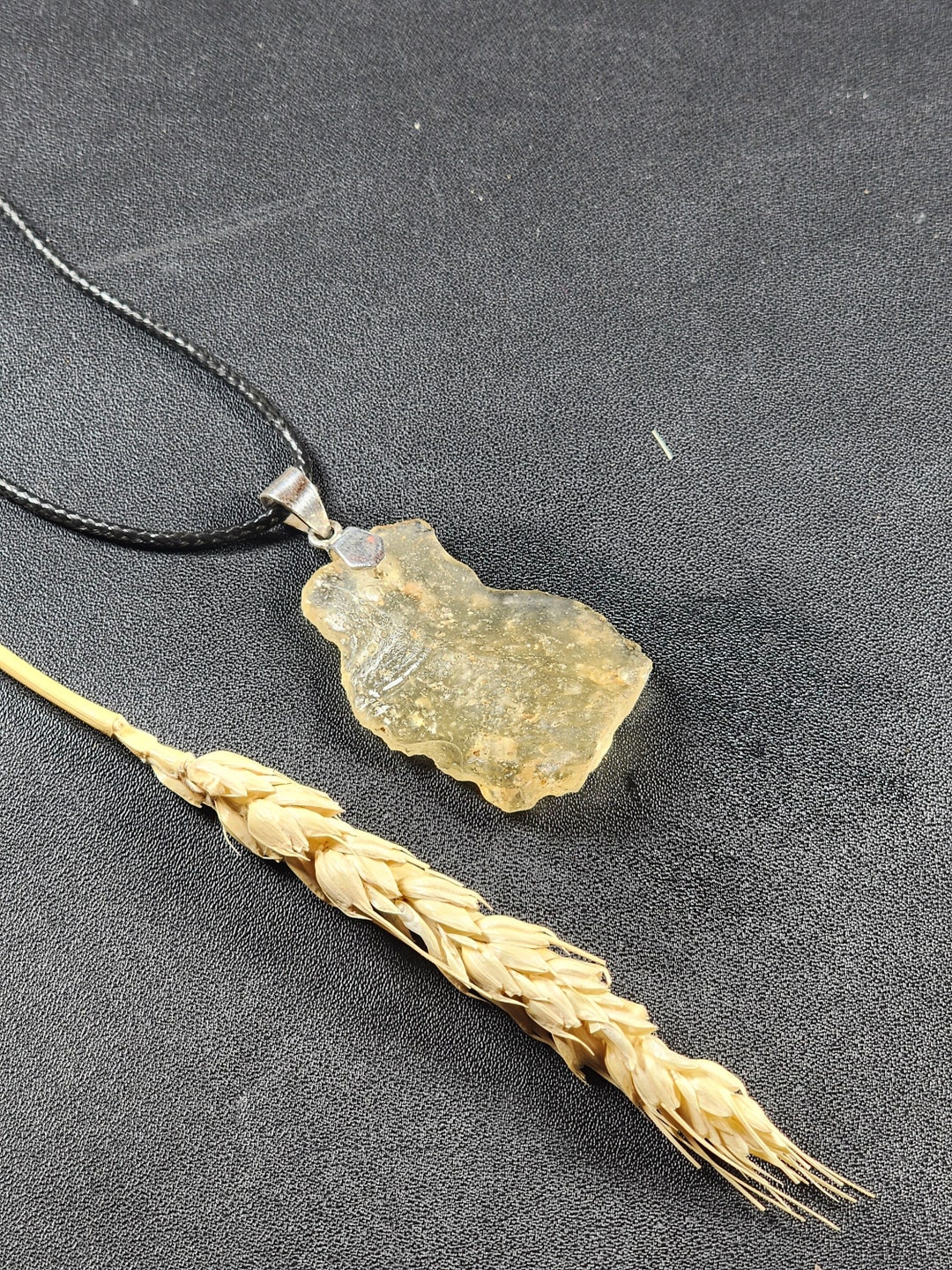 Libyan Desert Glass Pendant / Libyan Gold Tektite / Libyan Glass ...