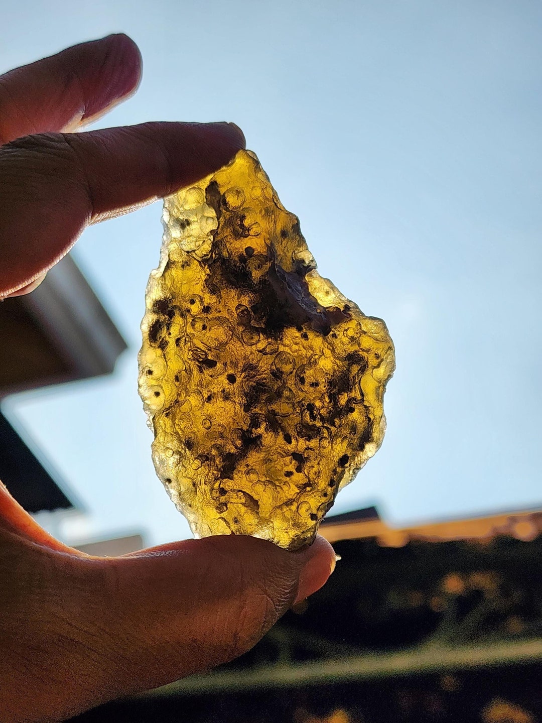 Libyan Desert Glass . RARE Libyan Gold Tektite . Libyan Glass . Libyan ...