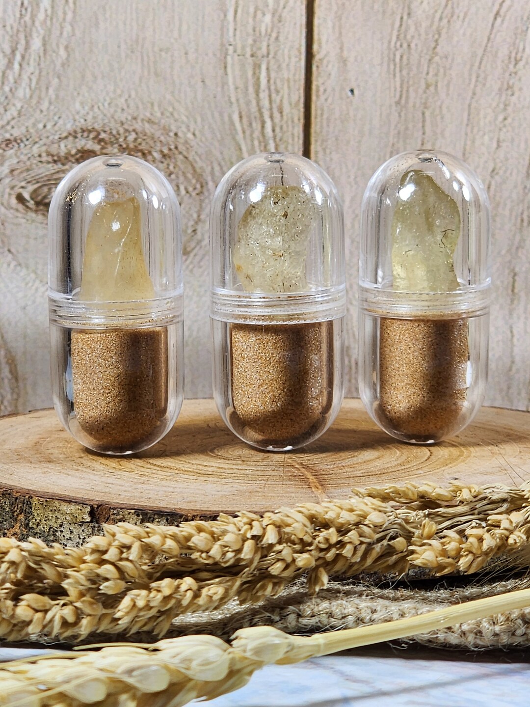 Mauritania Sahara Desert Sand With Libyan Desert Glass - 4.5g Capsule ...