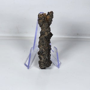Fulgurite Lightning Glass . FULGURITE Stone, Lightning Strikes . Hollow ...