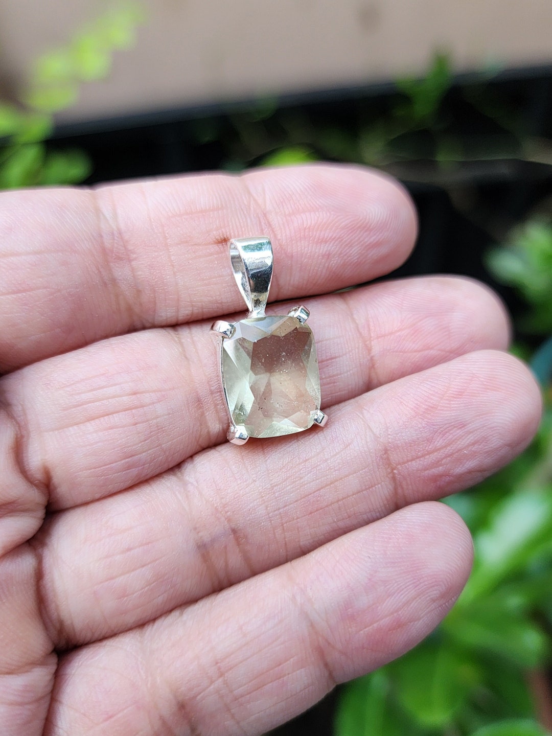 Libyan Desert Glass Pendant / Libyan Gold Tektite / Libyan Glass ...