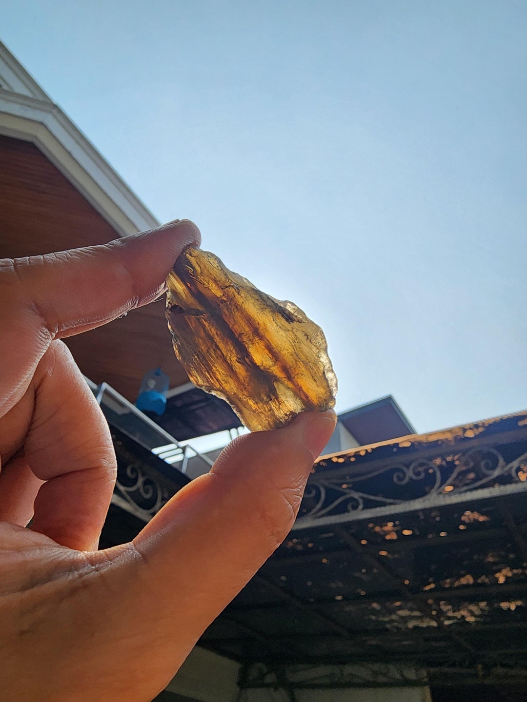Libyan Desert Glass / RARE Libyan BLUE Tektite / Tektite / Libyan ...