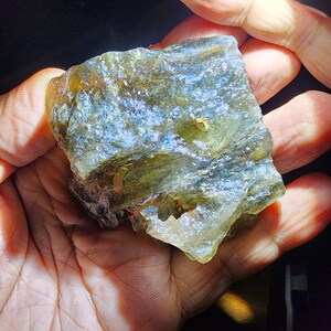 Libyan Desert Glass / RARE Libyan BLUE Tektite / Libyan Glass / Libyan ...