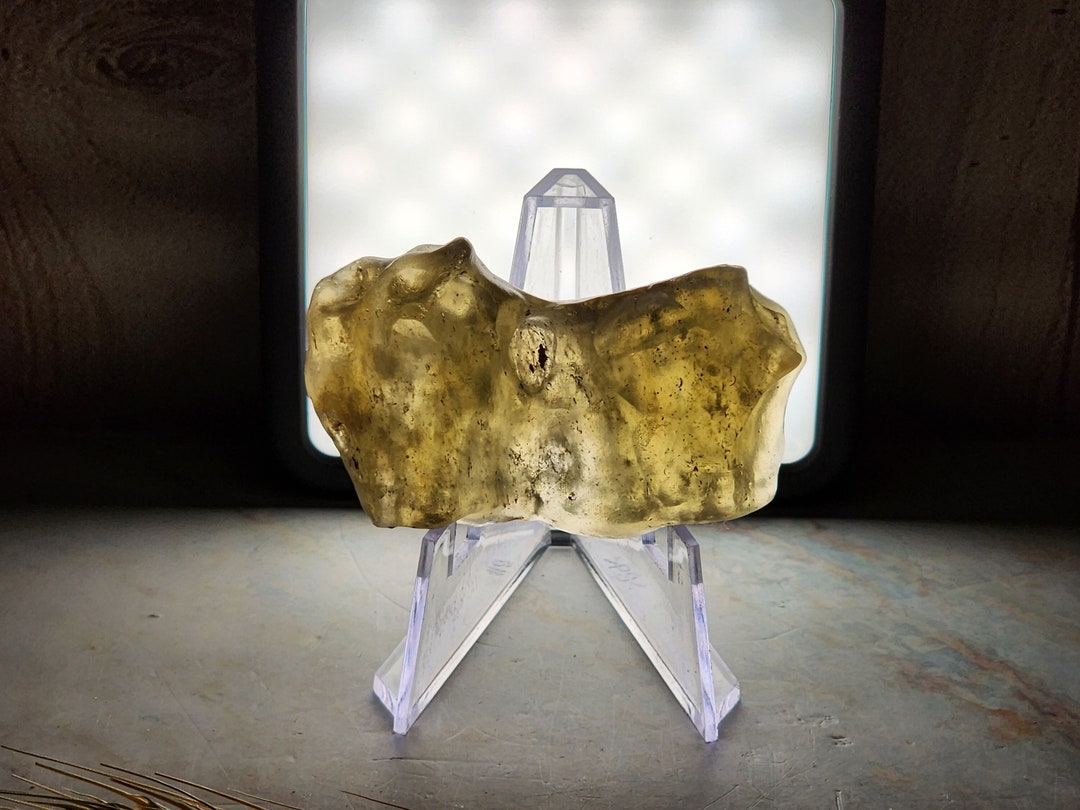 Libyan Desert Glass / Rare Green Ldg / Libyan Gold Tektite / Libyan ...