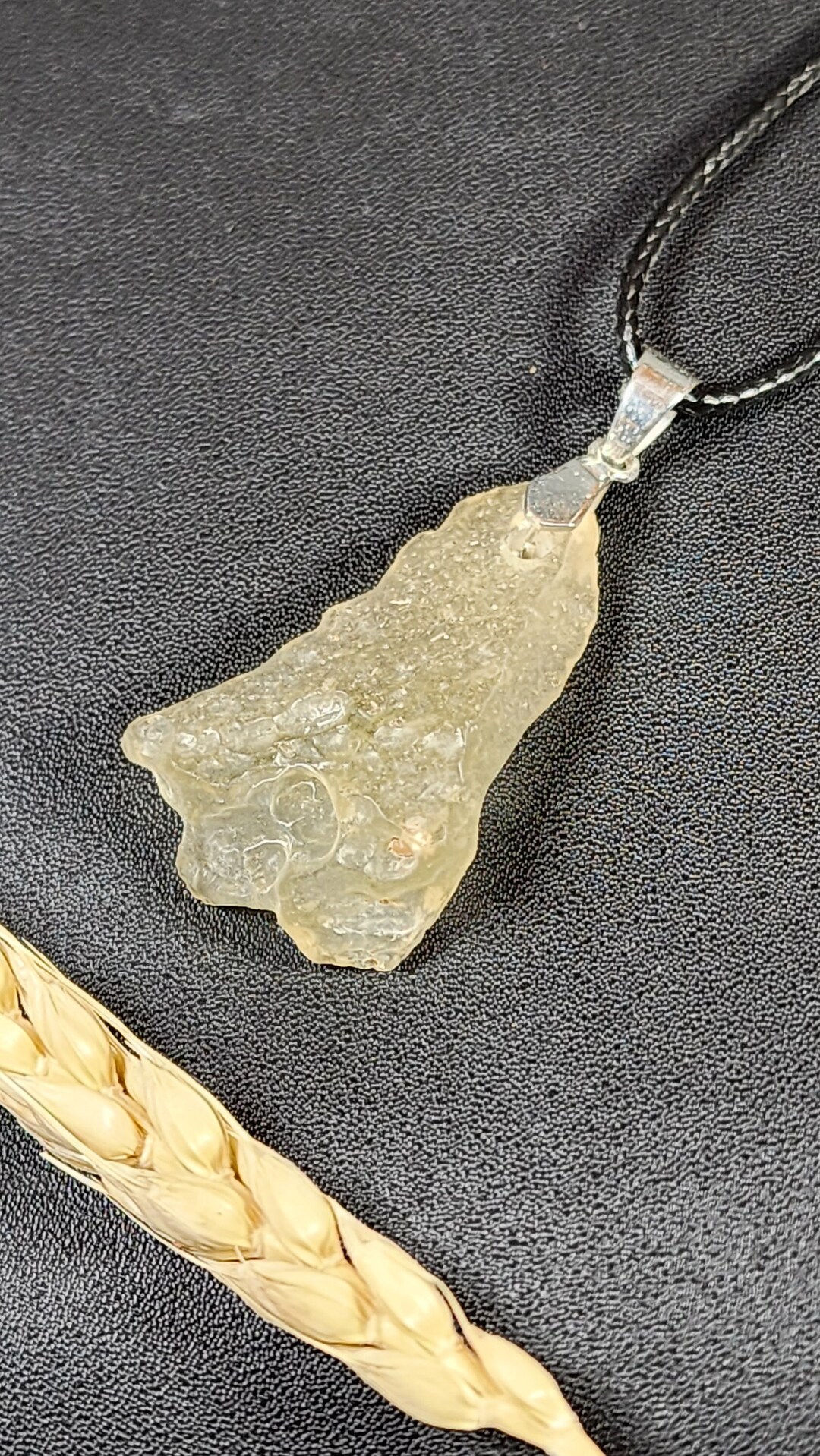 Libyan Desert Glass Pendant / Libyan Gold Tektite / Libyan Glass ...