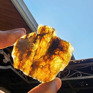 Libyan Desert Glass / RARE Libyan BLUE Tektite / Libyan Glass / Libyan ...
