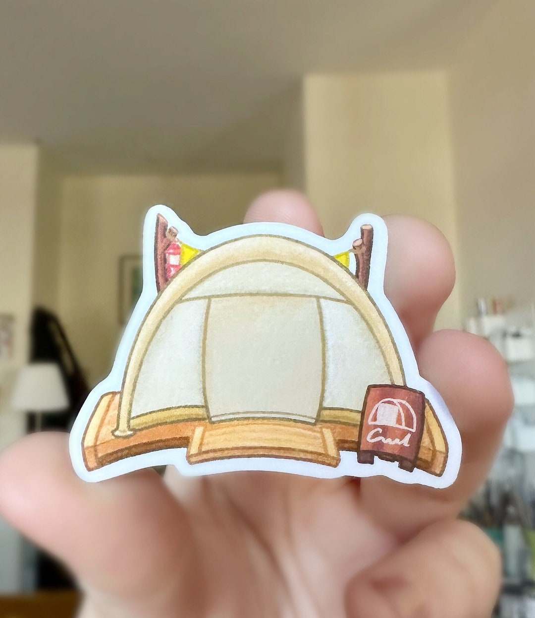 ACNH Campsite Sticker | ACNH Sticker | Acnh Lover | Acnh | Ac | Acnh ...