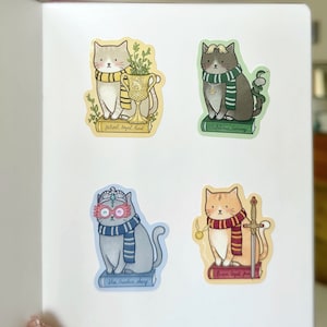 HP House Sticker Set of 4 (w/ Borders) | Vinyl Wizarding World | Wizard ...