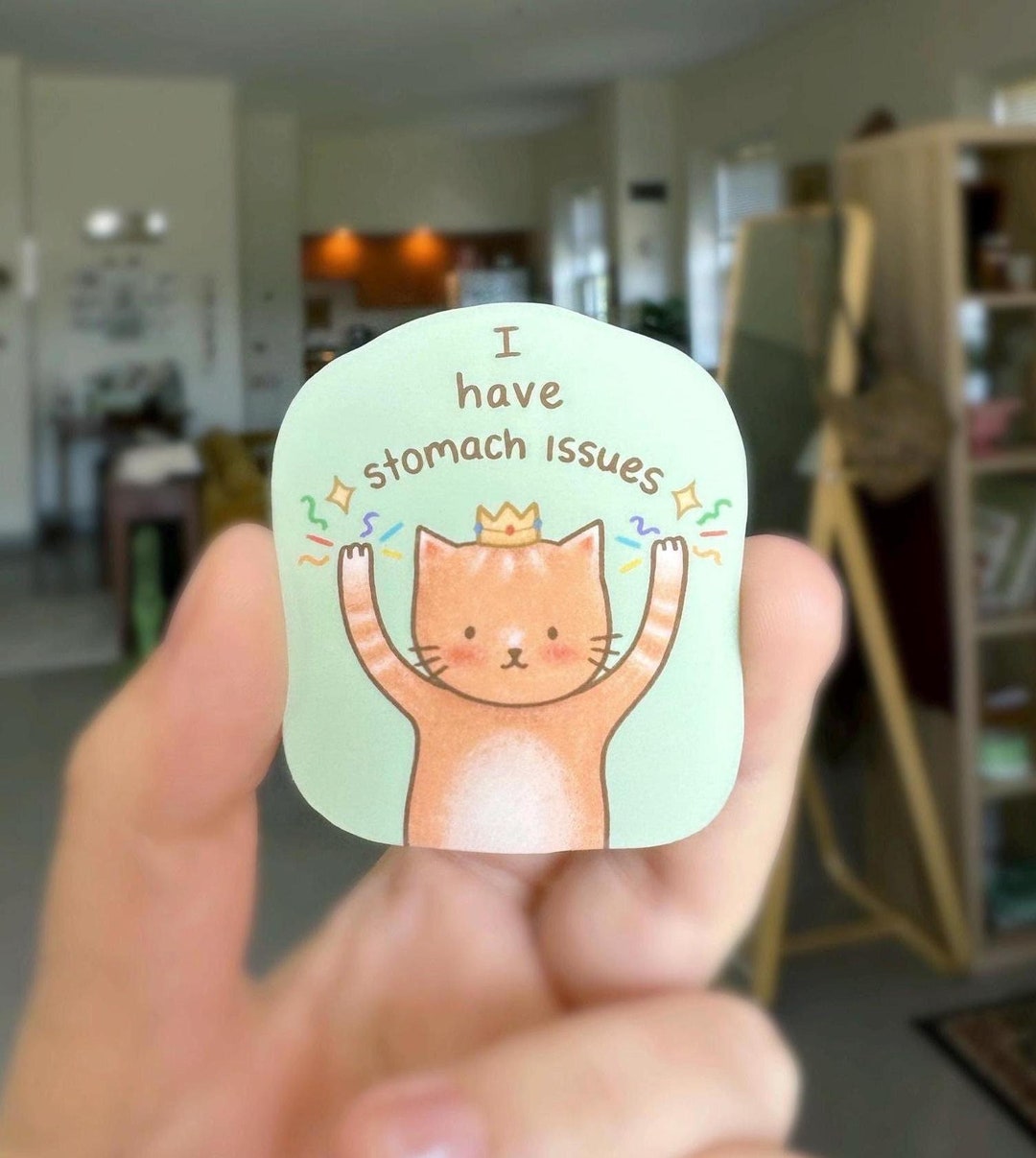 I Have Stomach Issues Sticker | Stomach Problem Sticker | IBS | Lactose ...