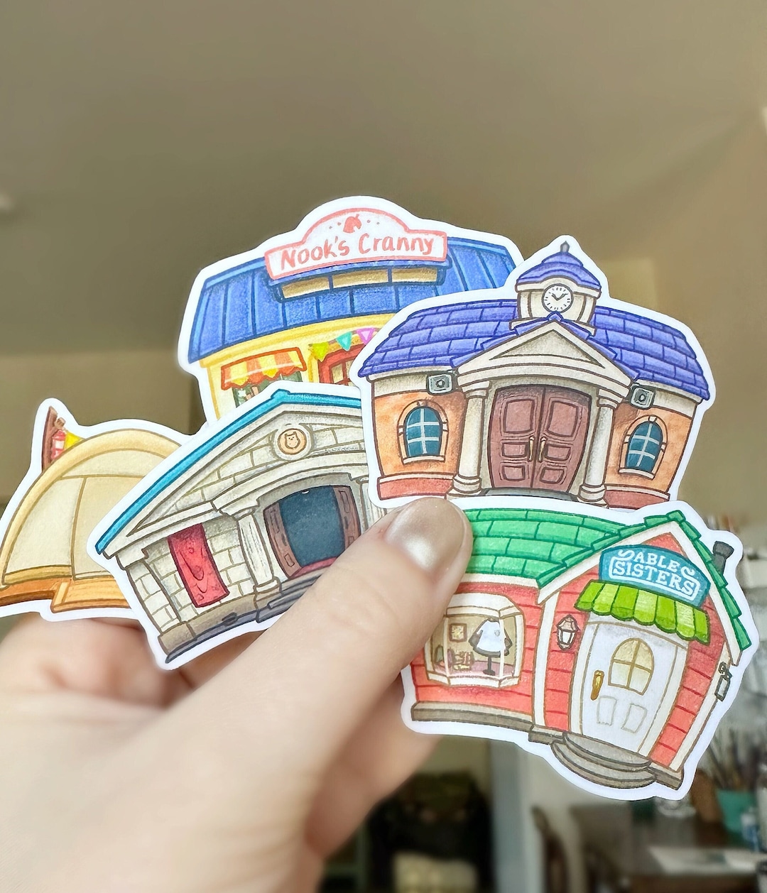 ACNH Buildings Sticker Set | ACNH Stickers | Acnh Lover | Acnh | Ac ...