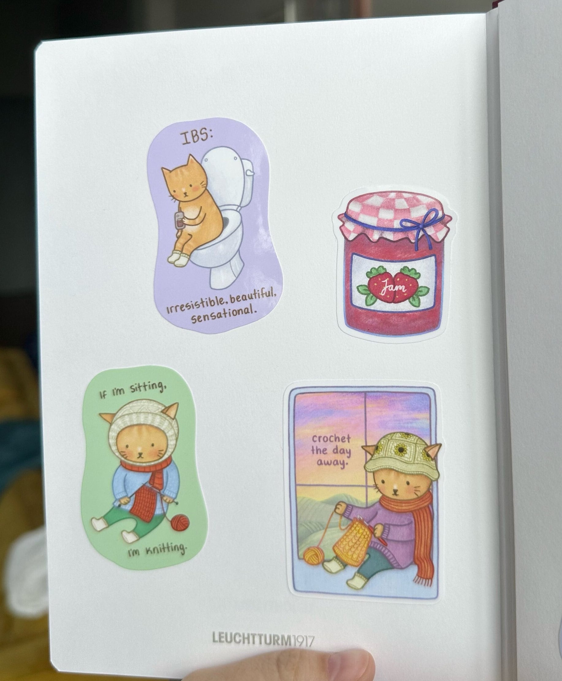 Strawberry Jam Glossy Sticker | Jam Jar Sticker | Cottagecore | Cute ...