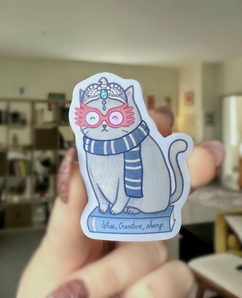 HP House Sticker Set of 4 (w/ Borders) | Vinyl Wizarding World | Wizard ...