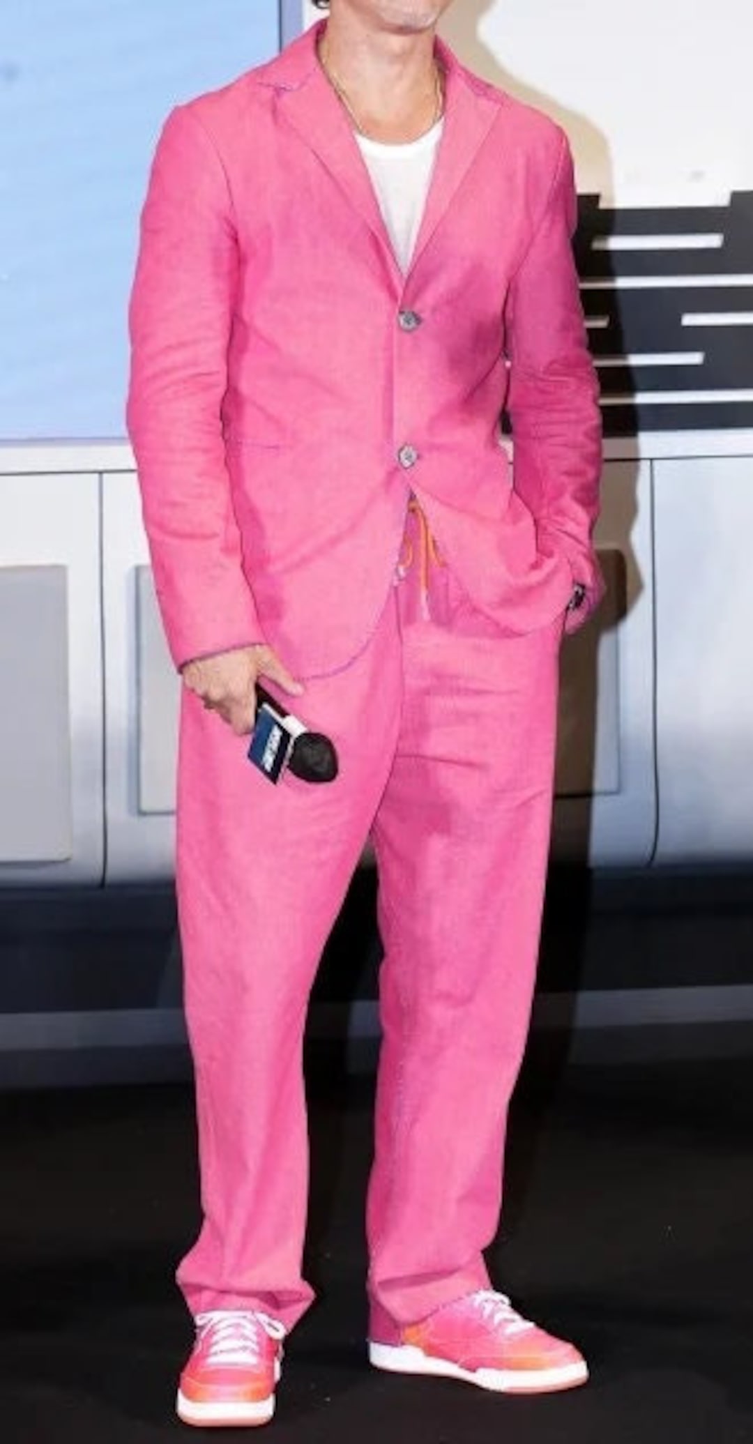Brad Pitt Suit Premium Pink Suit Linen Suit Premium Linen - Etsy