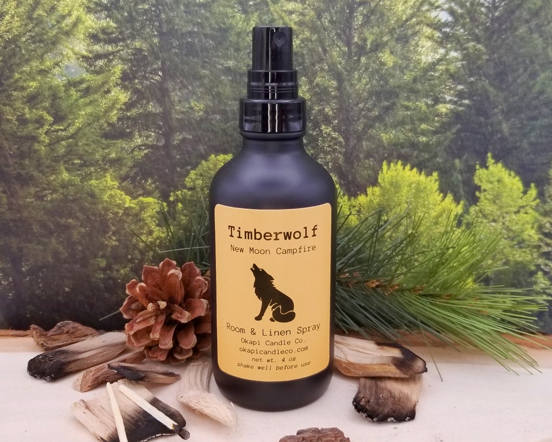 Timberwolf Room, Car, and Linen Spray New Moon Campfire Fragrance Car Freshener Timber Wolf ...