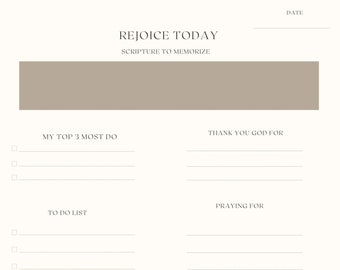 Christian to Do List - Etsy