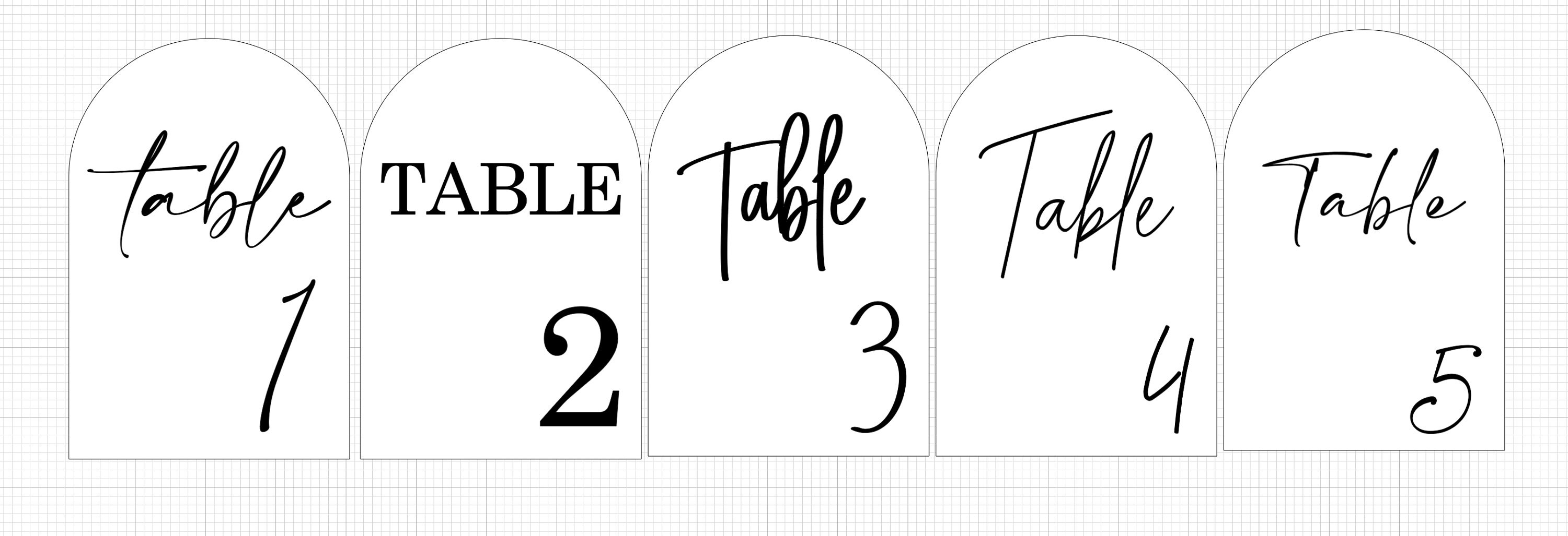 Acrylic Table Numbers | Wedding | Seating | Wedding Must Haves ...