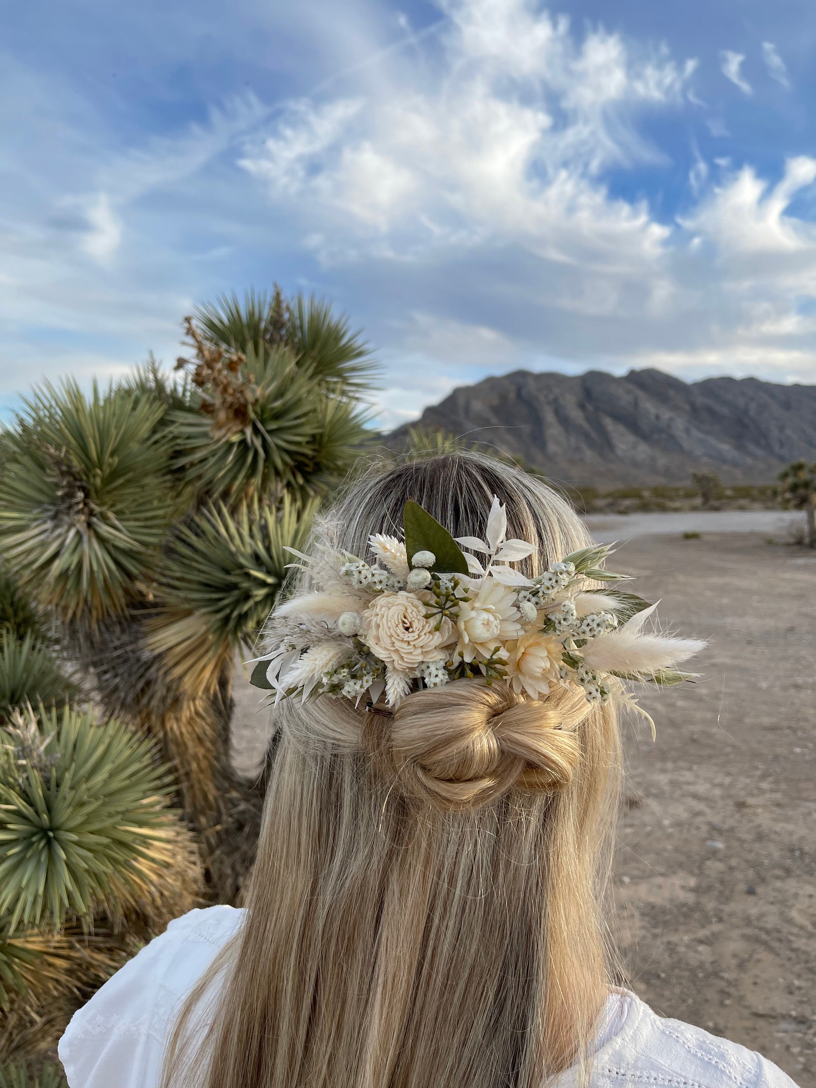 Dried Flower Hair Comb Dried Floral Hair Comb for Bride - Etsy