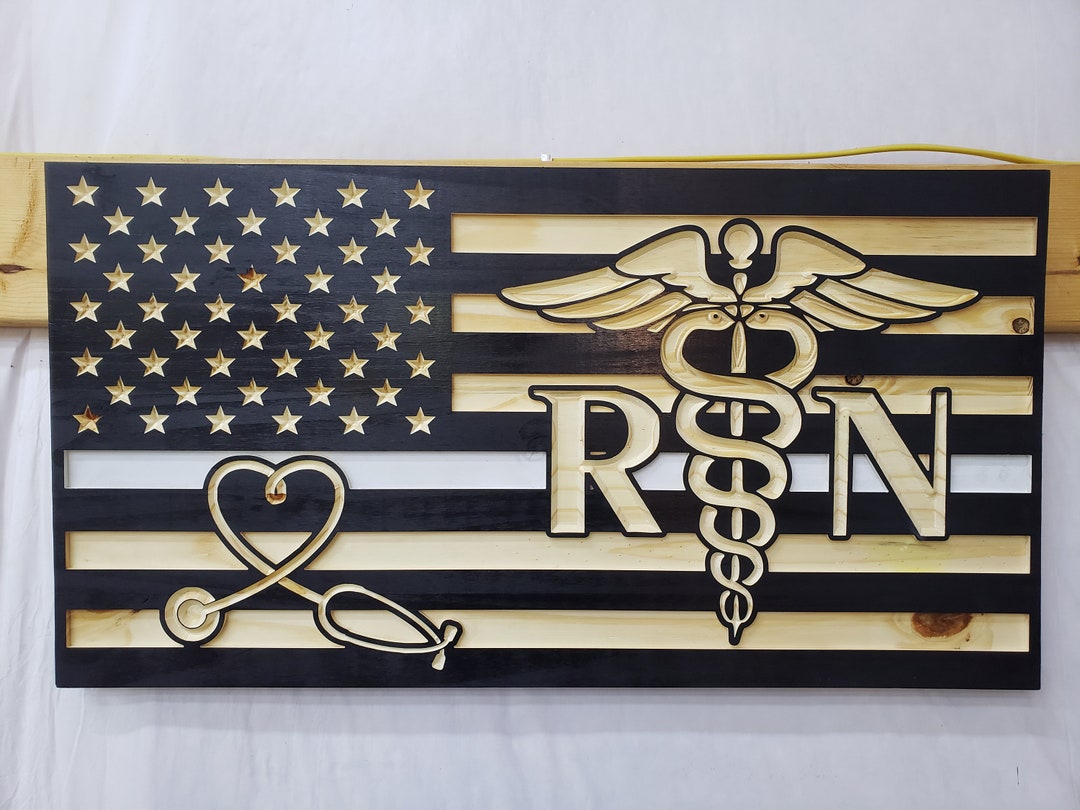 Nurse American Flag Design, SVG DXF AI , Digital File Only - Etsy