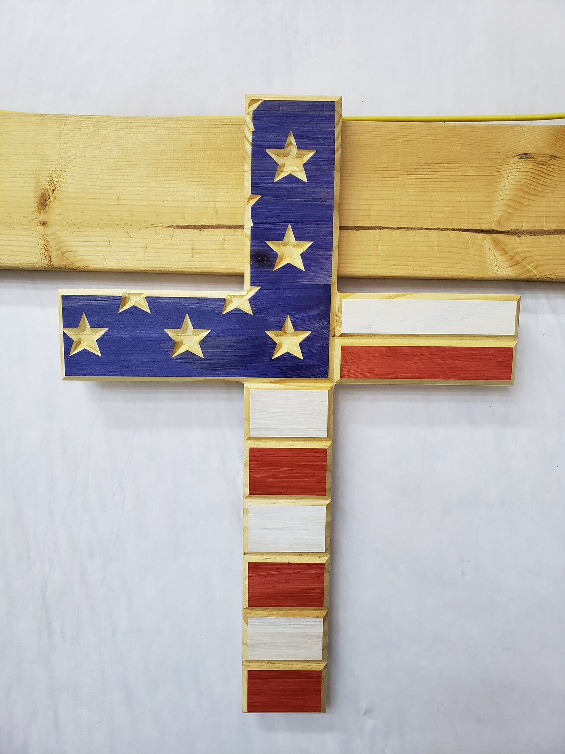 United States Flag Cross SVG DXF AI Digital File Only - Etsy