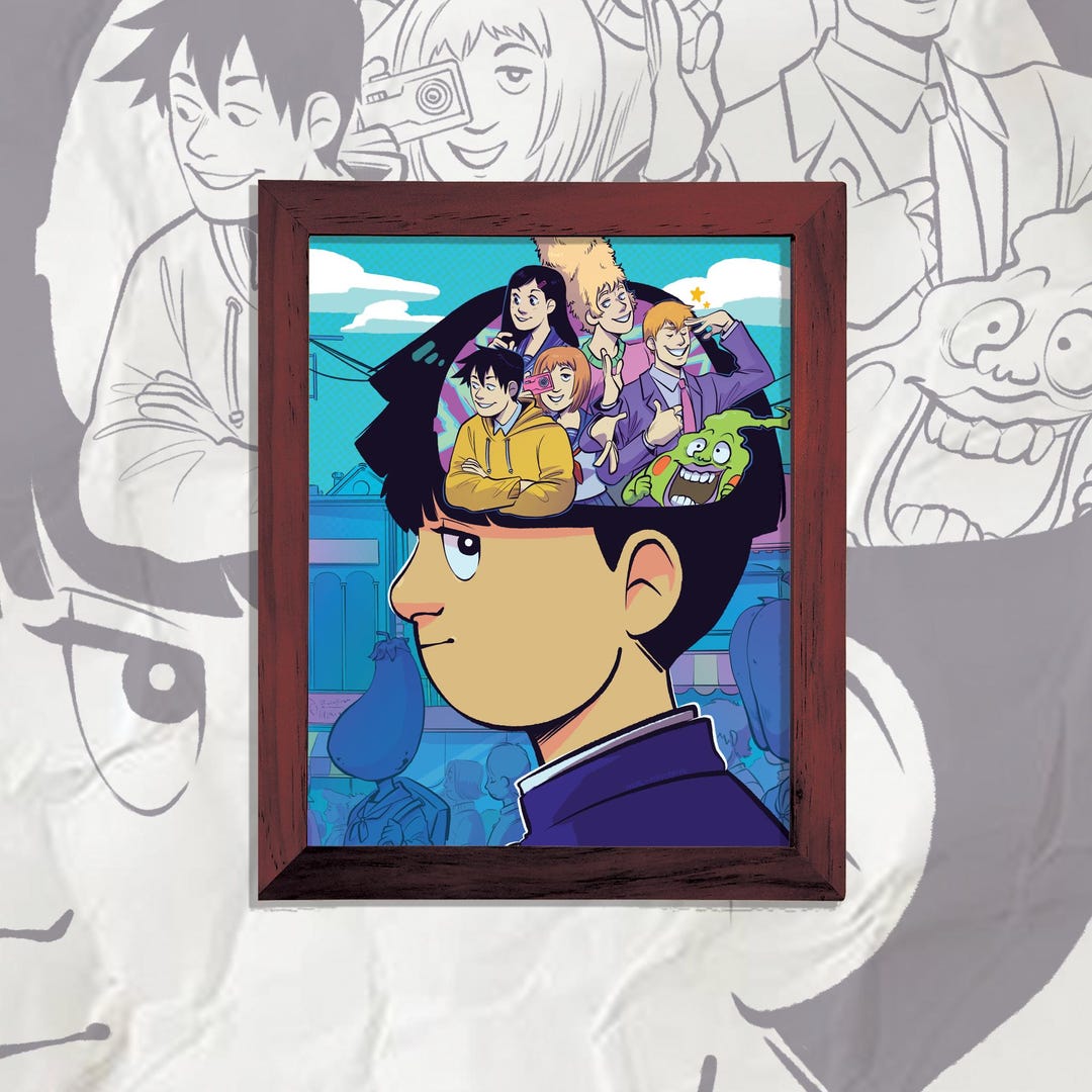 Mob Psycho Gang 8x10 Print - Etsy