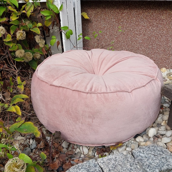 Pouf for Children's Room Pouf Velvet Round Velvet Pouf - Etsy