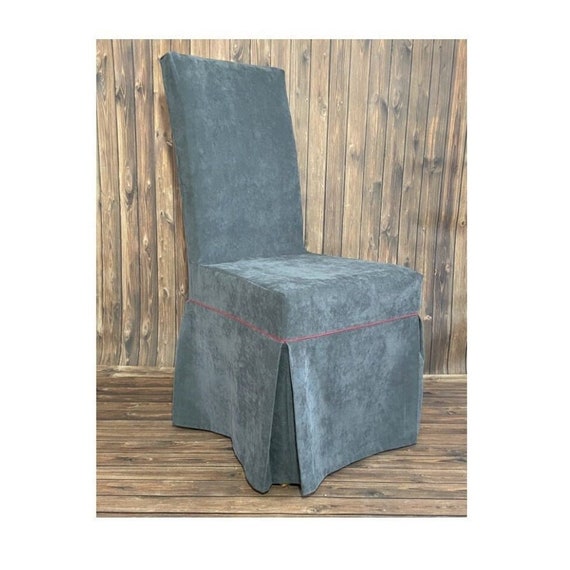 Chair Covers With Skirt Dining Room Chair Slipcovers Removable Washable Furniture Protector Pet Chair Protector Etsy UK