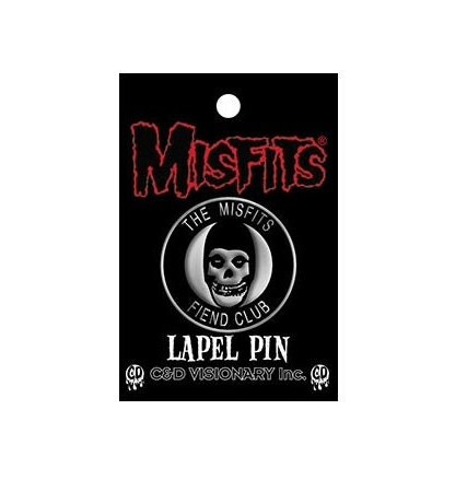 The Misfits Fiend Club Circular Enamel Lapel Pin pinback - Etsy