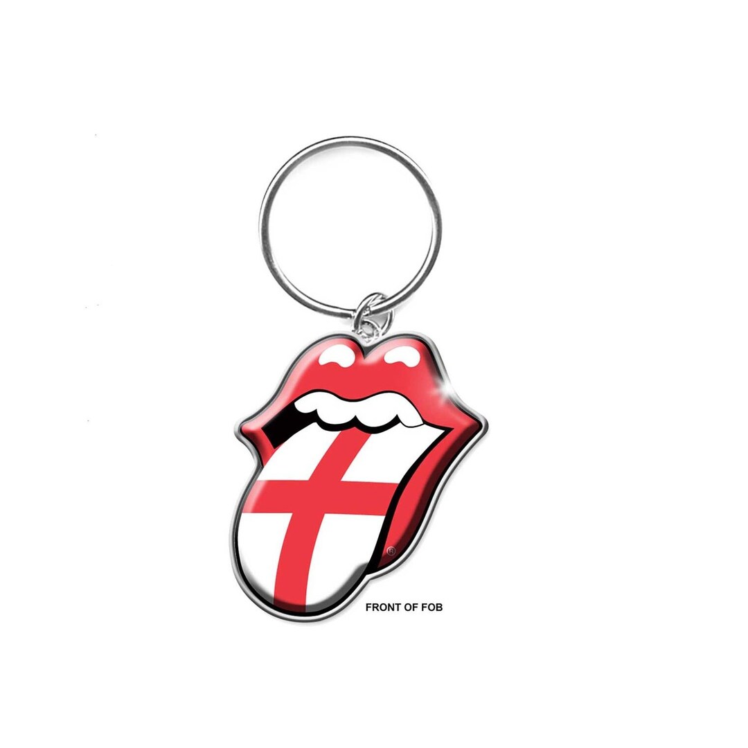 Rolling Stones England Tongue Keychain metal & Enamel Fill - Etsy