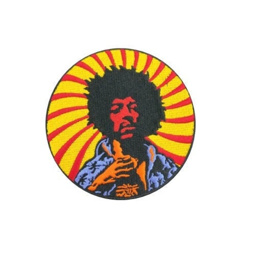Jimi Hendrix Circle Patch 4 Inch Iron on or Sew on - Etsy